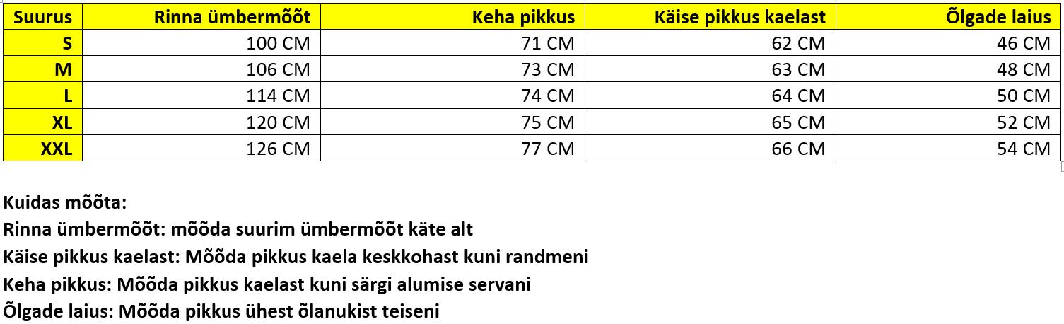 Meeste 100% Meriino Villast Termo T-särk pikkade käistega 200-260gsm ...